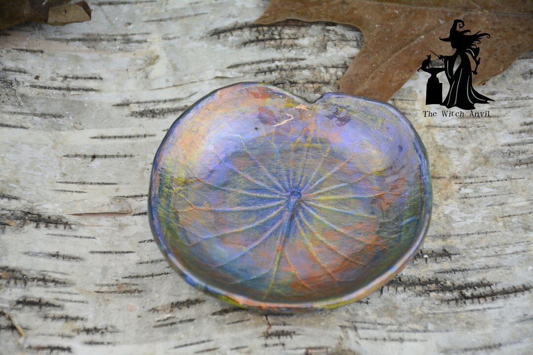 Bowl Leaf Shaped, Bowl, Wiccan Altar, Birthday Gift, Friends, Unique ...