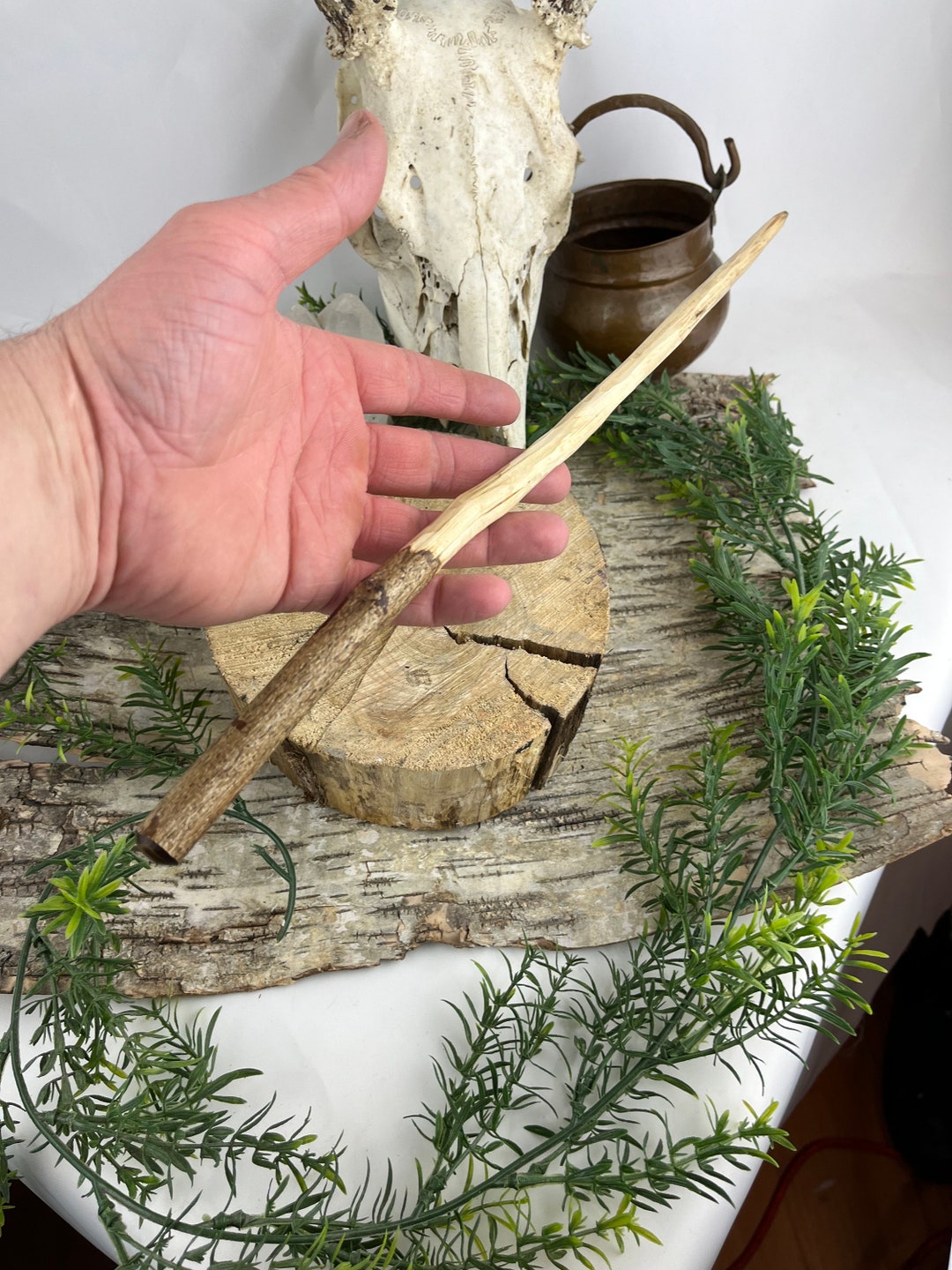 Traditional Chopstick,magic Wand,stick, in Hazel Wood Named Gealach ...