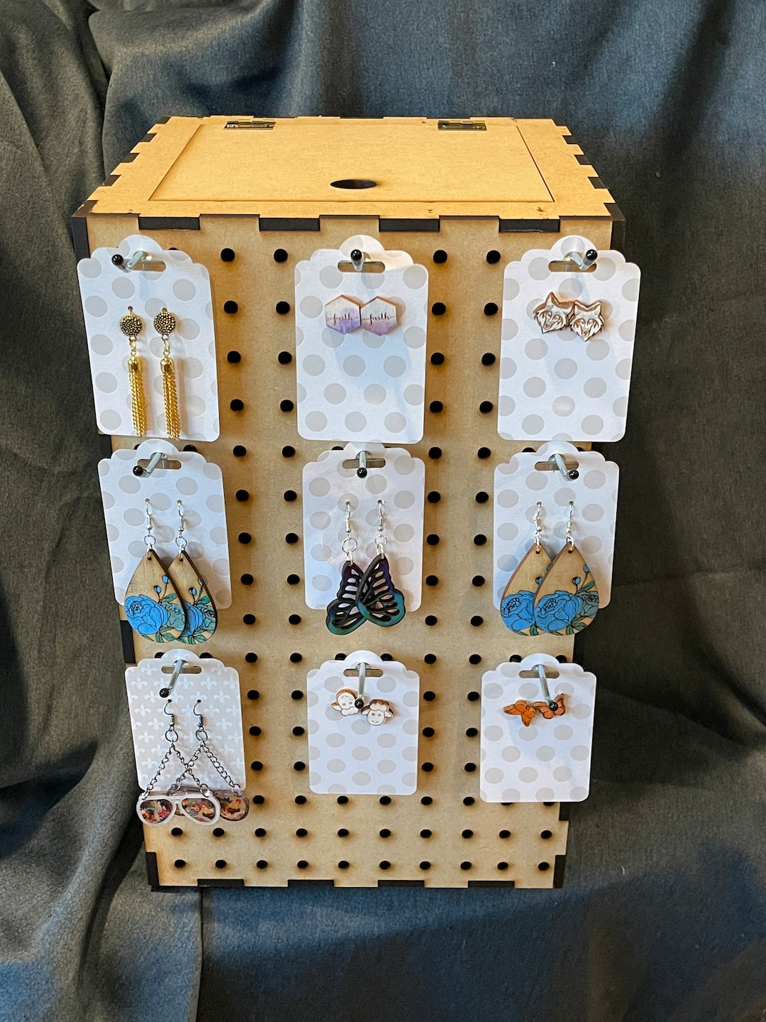 DIGITAL FILE** Pegboard Display, Rotating Display, Jewelry Display ...