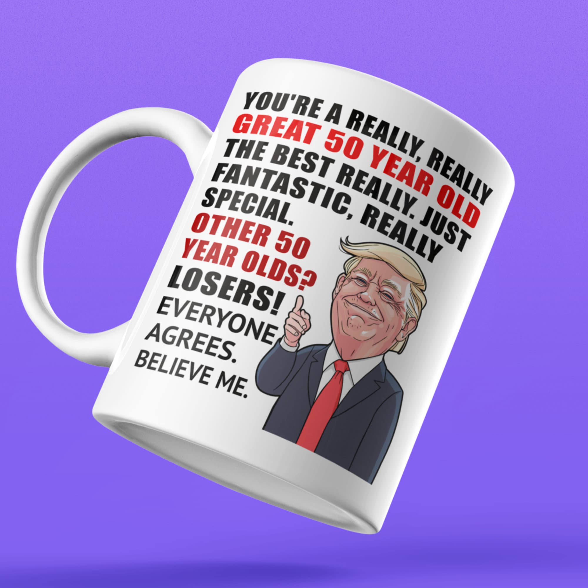 Mugs Kitchen & Dining 70-th Funny Trump Birthday Coffee Mug Gift Idea ...