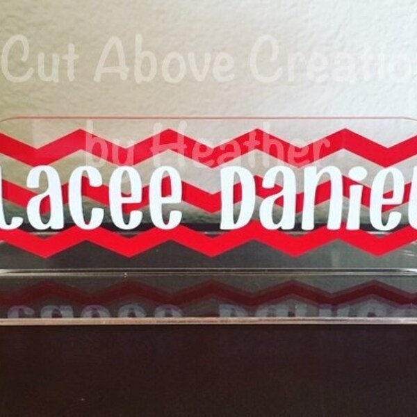 Acrylic Name Plate Stand - Etsy