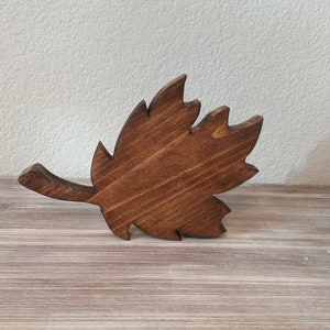 Decorative Painted Wood Fall Leaves - Etsy