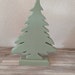 Decorative Painted Wood Evergreen Tree - Etsy