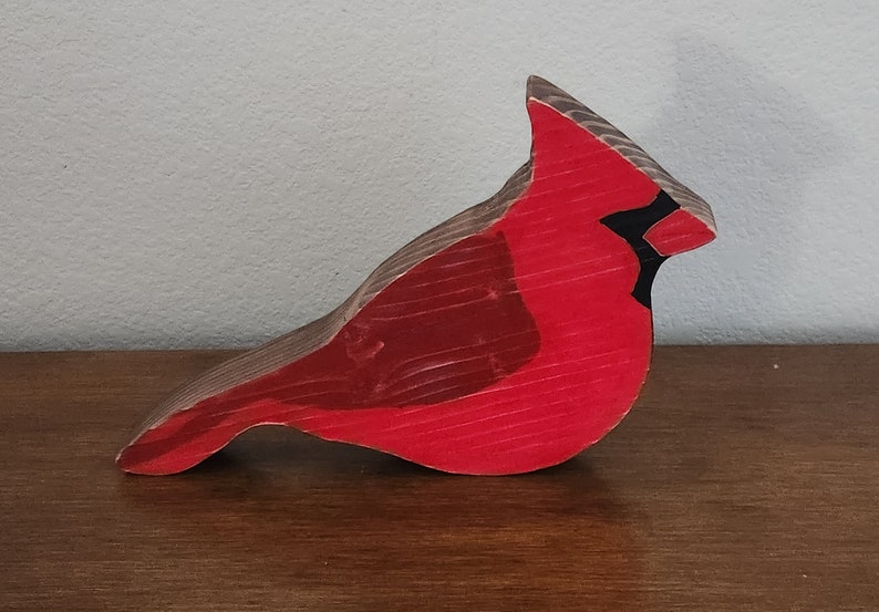 Decorative Wood Cardinal - Etsy
