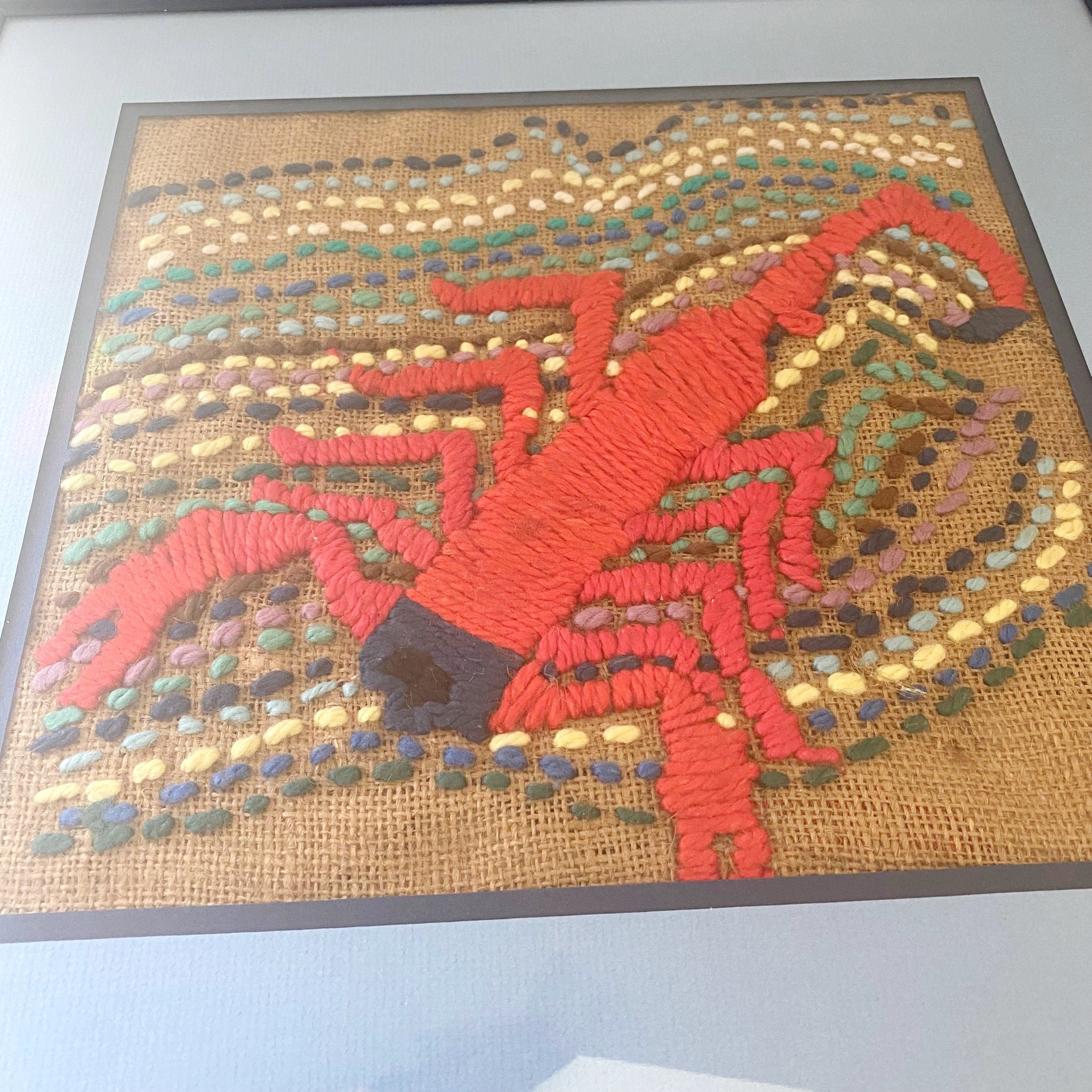 Vintage Scorpio the Scorpion Framed Needlework - Etsy