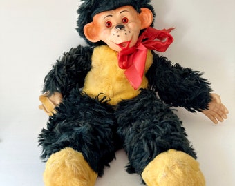 Vintage 50s Small Mr Bim Zip Zippy Monkey W/banana Plush Stuffed Animal ...