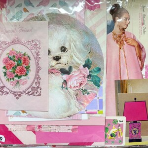 Vintage Ephemera for Junk Journals Pink Collage Fodder - Etsy