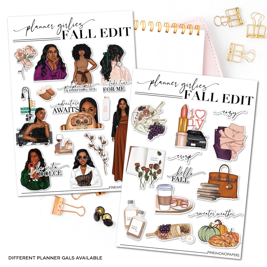 Planner Girlies - Fall Edit 2024 - ECLP Sticker Kit, Happy Planner ...