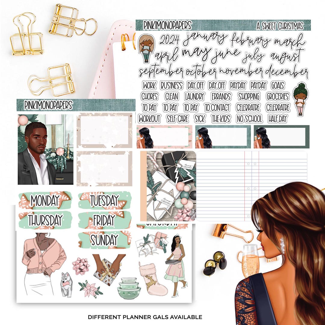 Tiny & Add on Sticker Kits - Sweet Christmas - Planner Sticker Kit ...