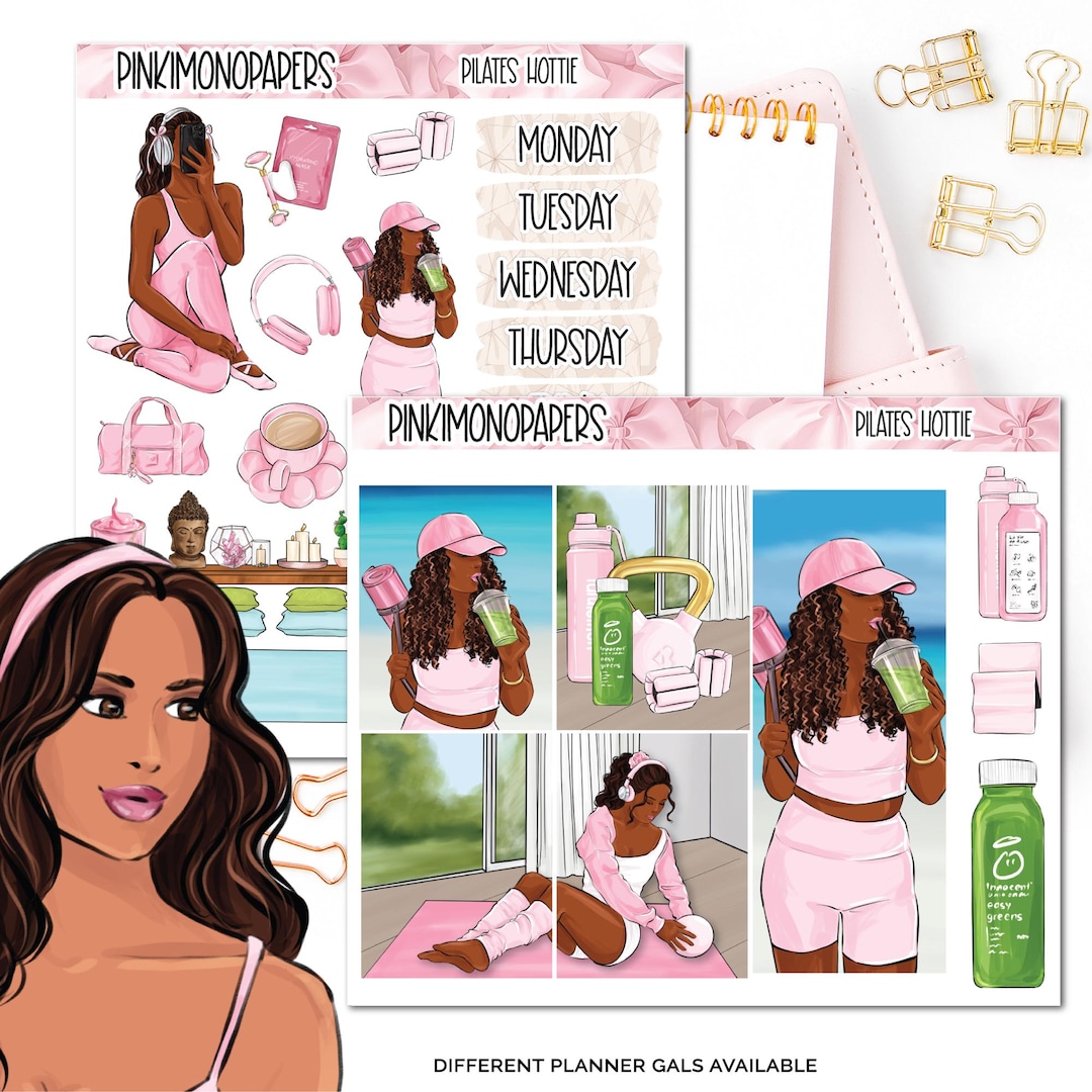 Mini Sticker Kit - Pilates Hottie - Planner Sticker Kit | Diverse ...
