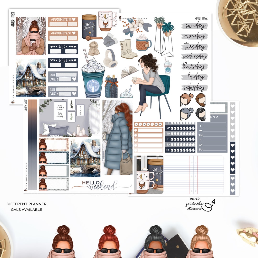 Winter Hygge - Mini Kit Sticker Kit, Planner Sticker Kit | Diverse ...