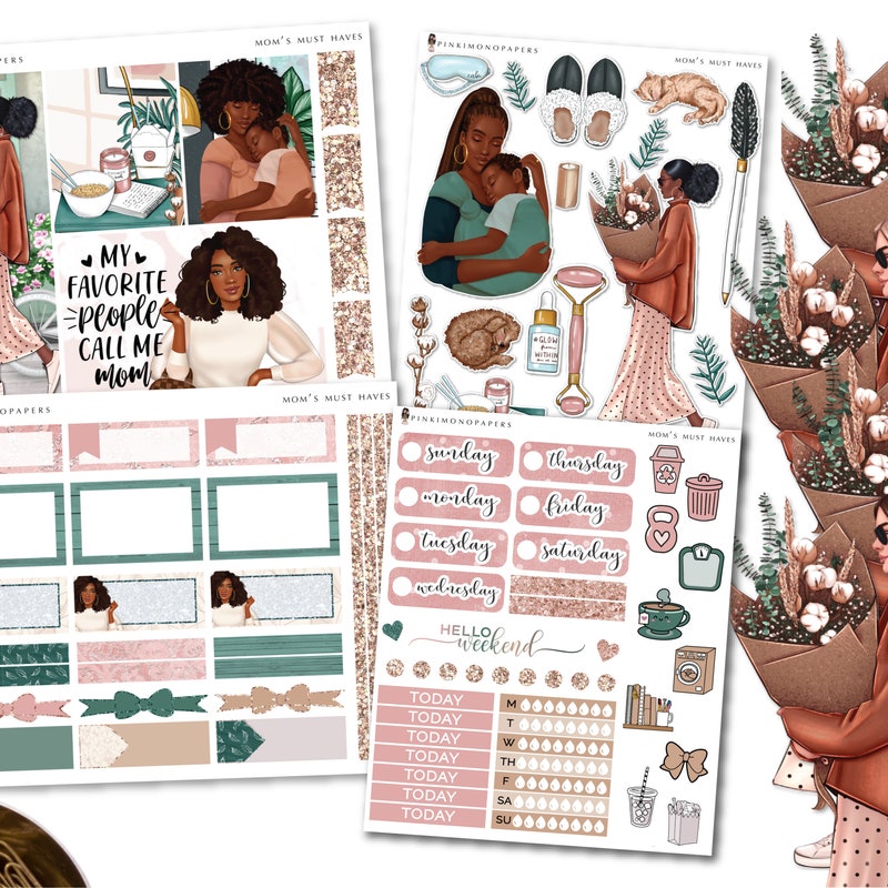 Mom Planner Stickers - Etsy