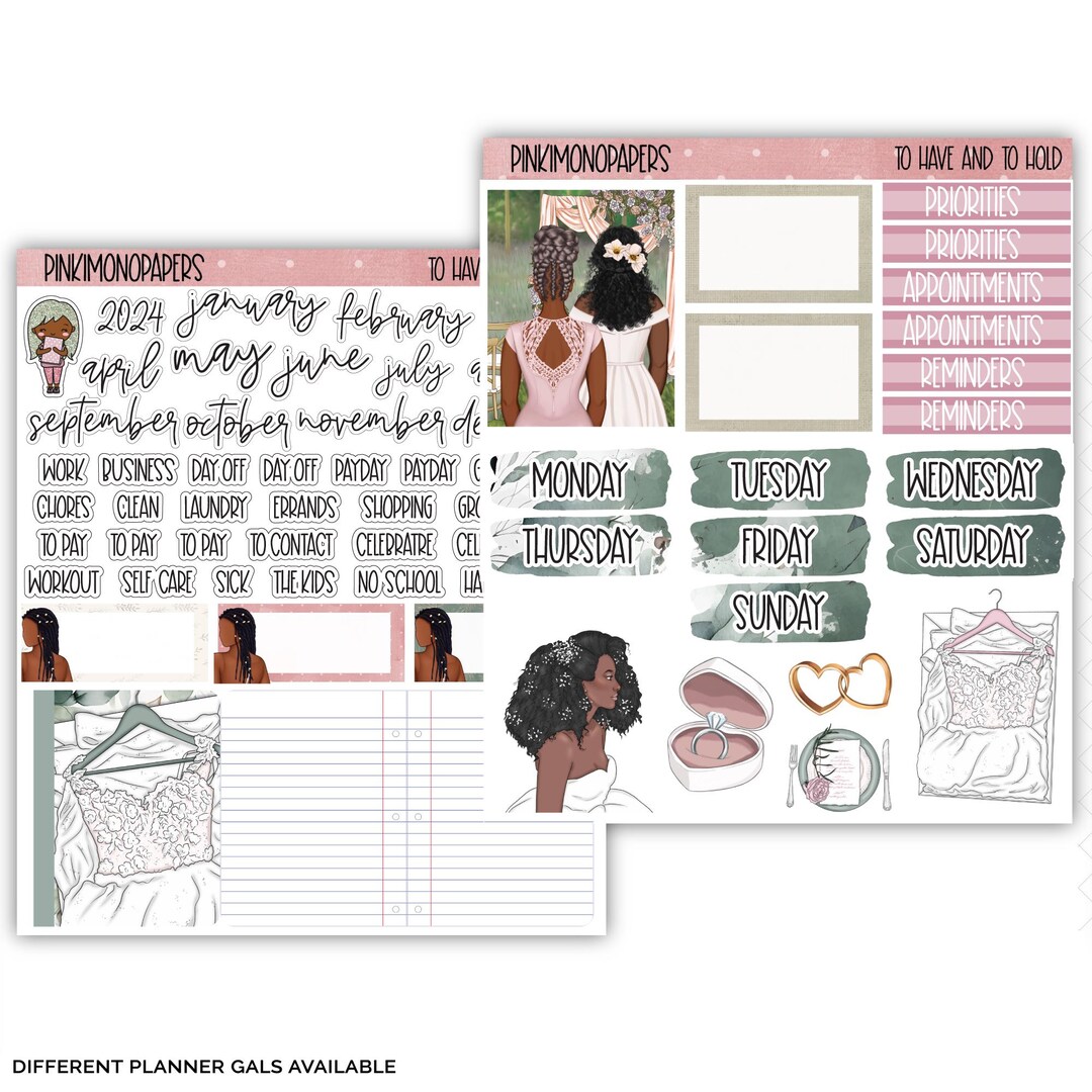 Tiny & Add on Sticker Kits - to Have and to Hold - Planner Sticker Kit ...