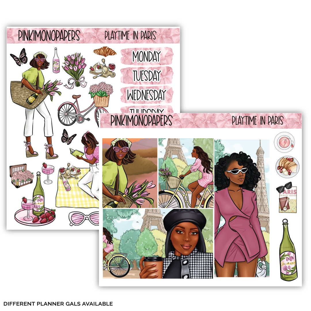 Mini Sticker Kit - Playtime in Paris - Planner Sticker Kit | Diverse ...