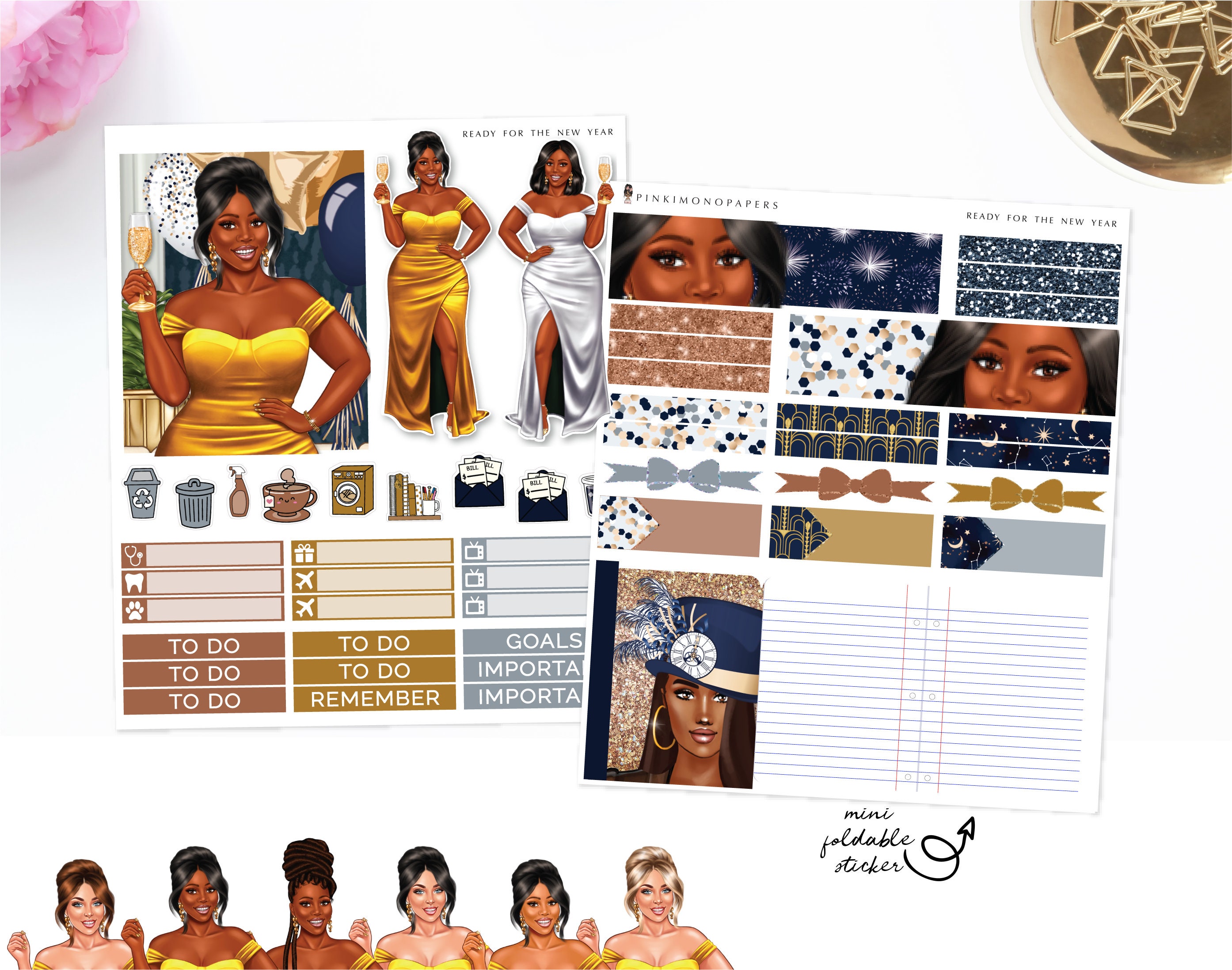 Ready for the New Year Add-on Sticker Kits Planner Sticker - Etsy