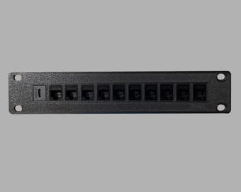10-inch 11-port Patch Panel – Custom 3d-printed Mount - Etsy