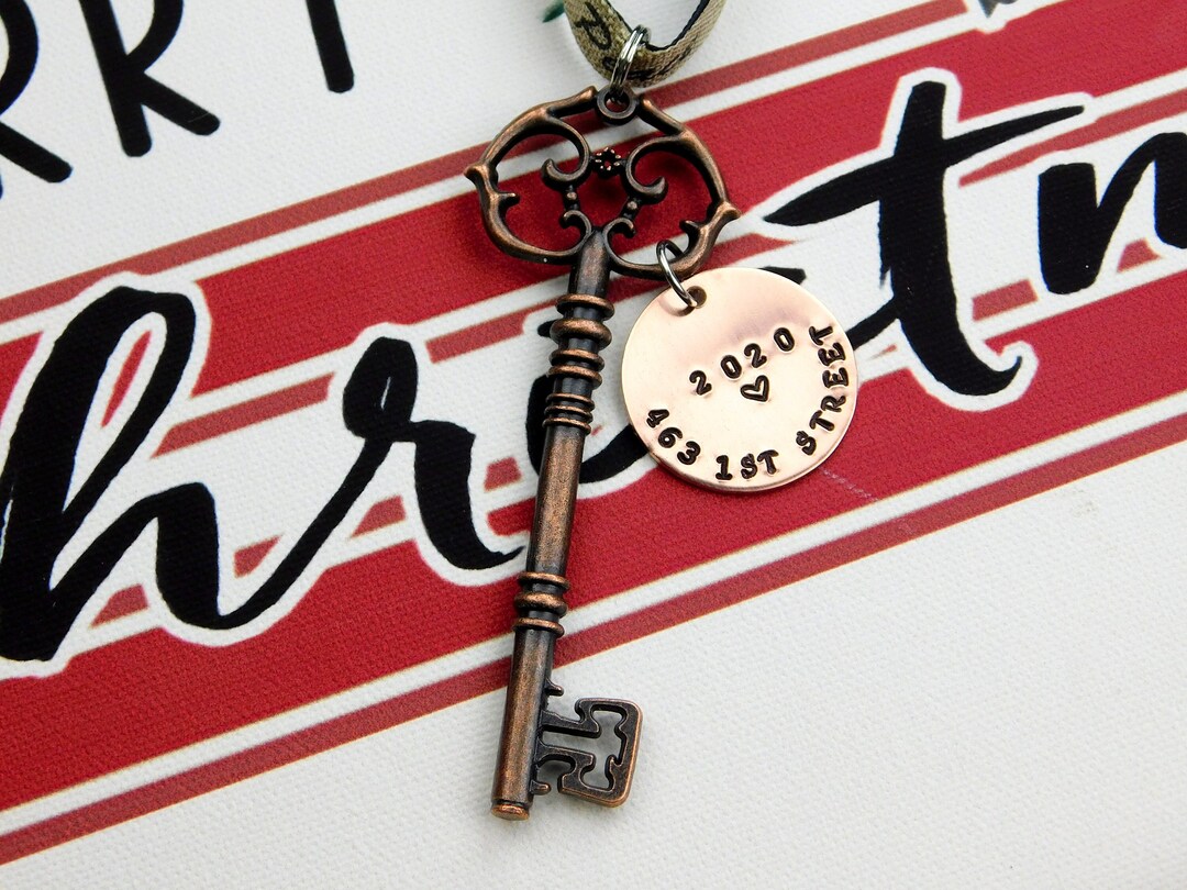 New Home Ornament/ Key Ornament /personalized Housewarming Gift ...