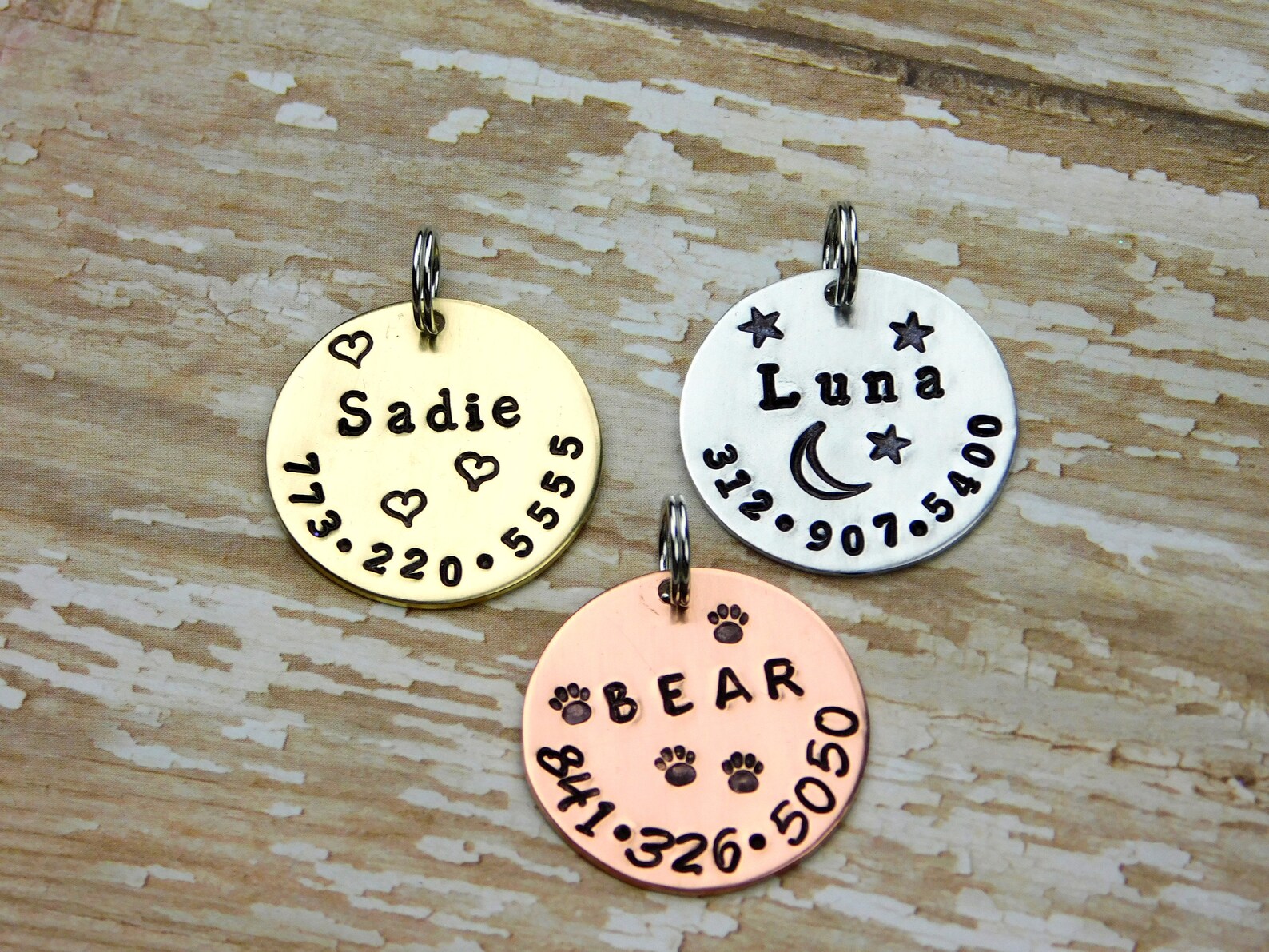 Pet Tag Dog Tag Pet ID Tag Dog ID Tag Dog Name Tag | Etsy