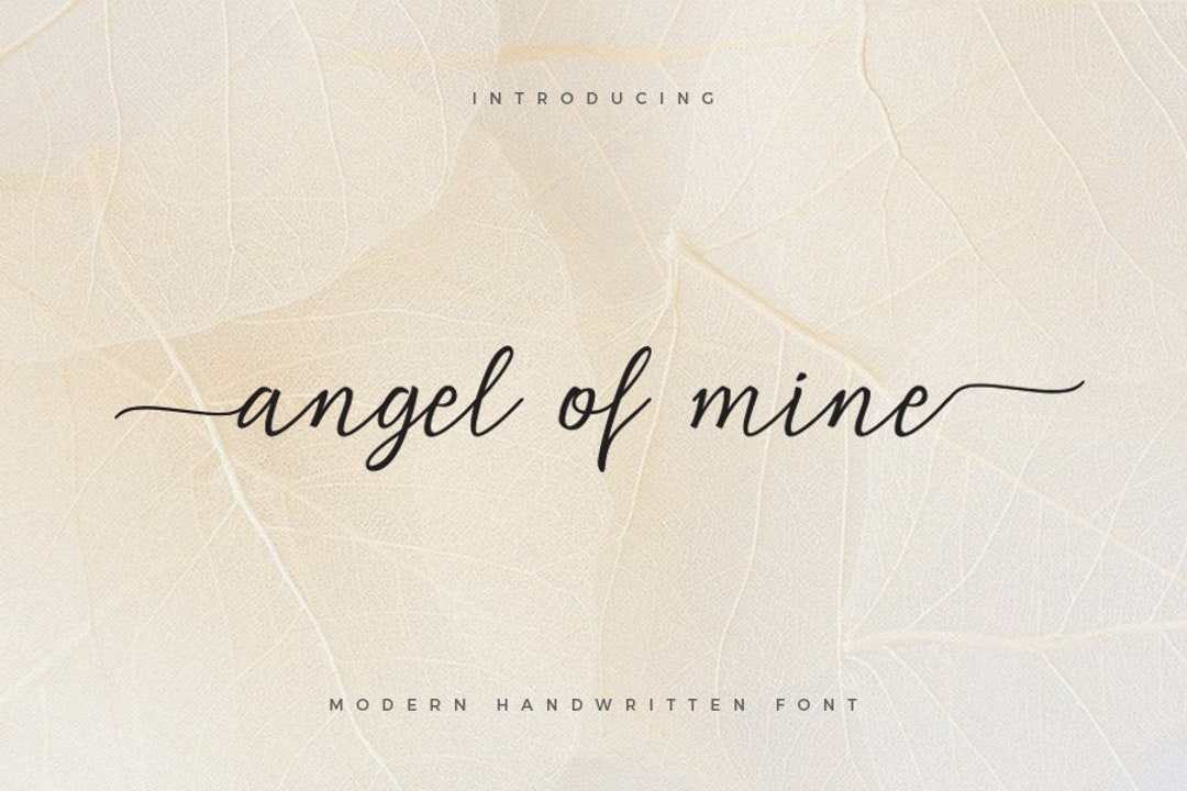 Calligraphy Font, Long Lines Font, Script Font, Modern Font ...