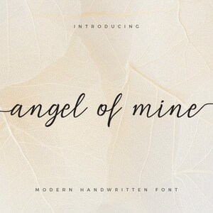 Calligraphy Font, Long Lines Font, Script Font, Modern Font ...