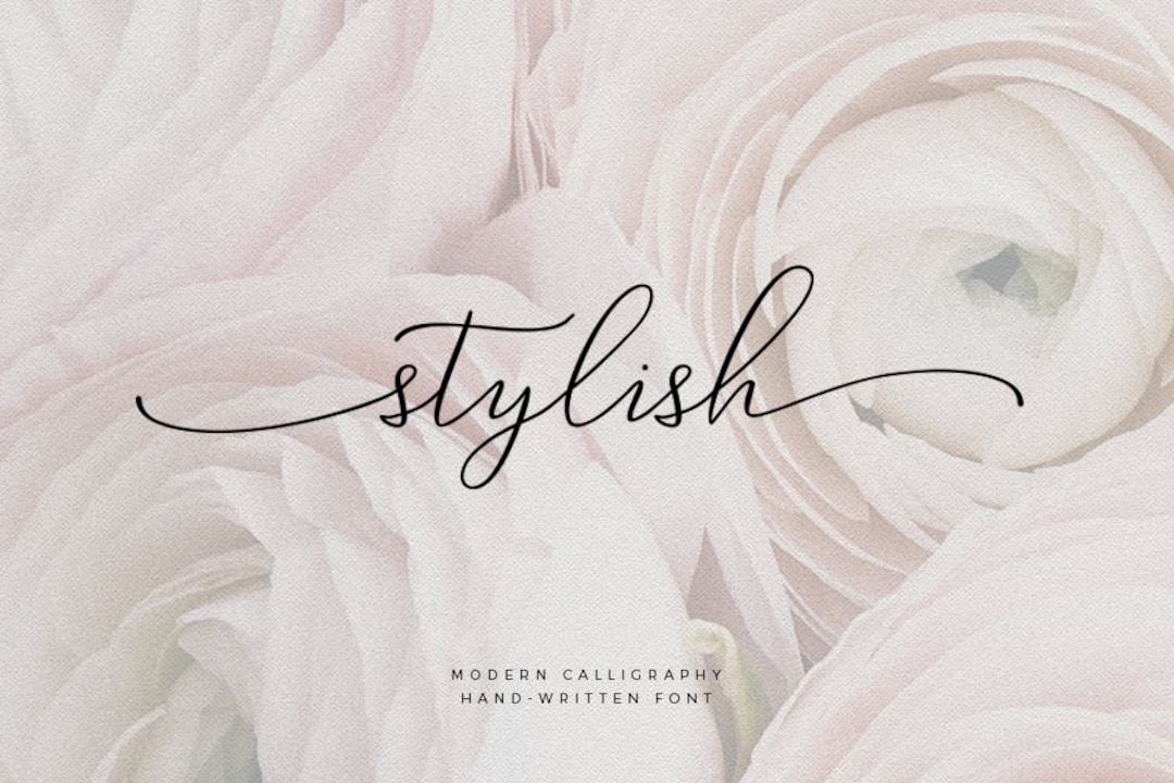 Calligraphy Font, Digital Font, Font Download, Handwritten Font, Cricut ...