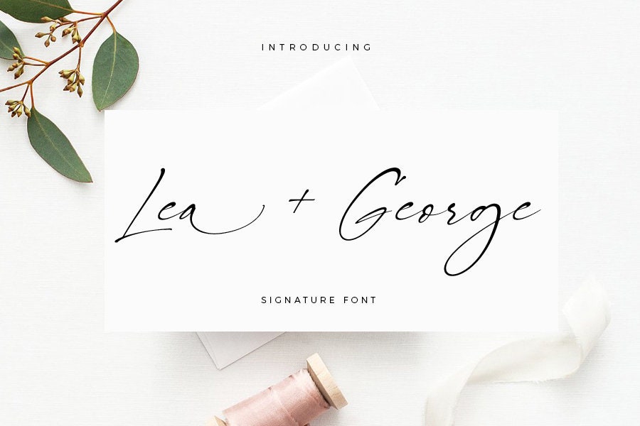 Calligraphy Font Signature Font Font Download Digital Font | Etsy Australia
