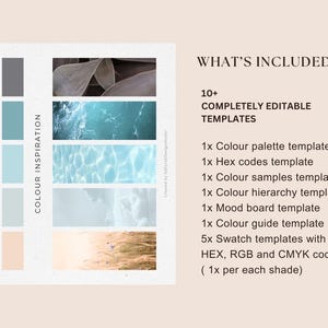 Blue Color Palette | Wedding Color Palette | Editable Canva Colour ...
