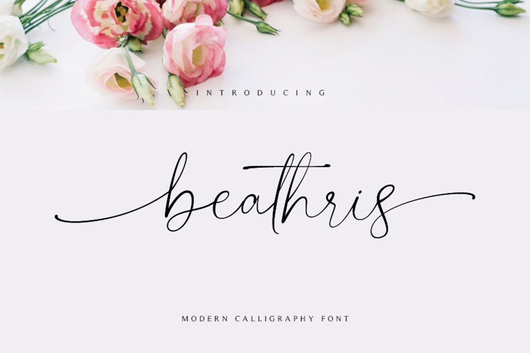 Long Lines Font, Hand-written Font, Script Font, Calligraphy Font ...