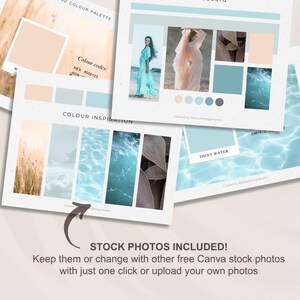 Blue Color Palette | Wedding Color Palette | Editable Canva Colour ...