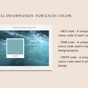 Blue Color Palette | Wedding Color Palette | Editable Canva Colour ...