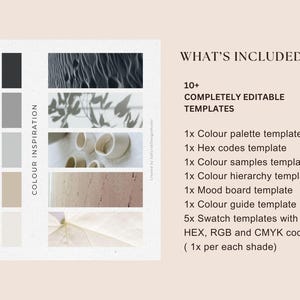 Neutral Color Palette | Small Business Brand Kit | Color Palette With ...