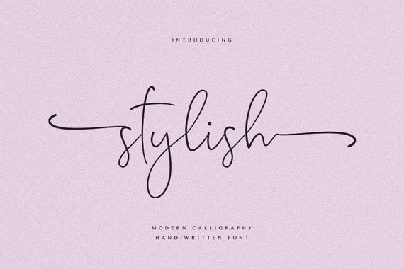 Swirls Font Font Download Digital Font Script Font - Etsy