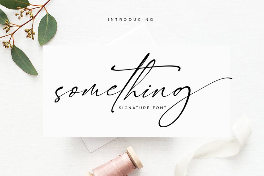 Hand-written Font, Long Lines Font, Script, Wedding Font, Script Font ...