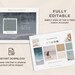 Neutral Blue Colour Palette | Brand Colour Palette | Editable Canva ...