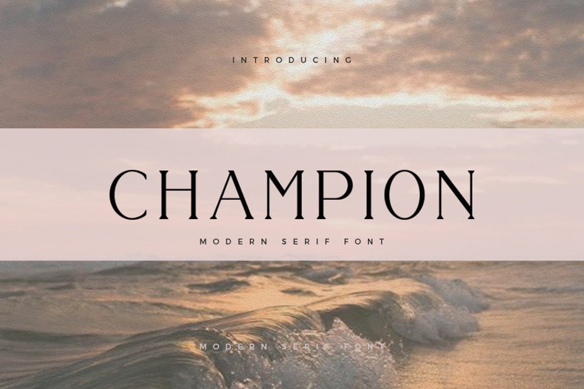 Modern Serif Font, Logo & Cricut Font (digital Download) - Etsy
