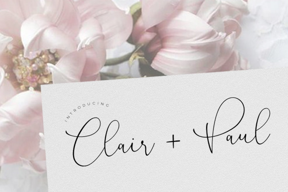 Calligraphy Font Swirls Font Script Font Handwritten Font | Etsy UK