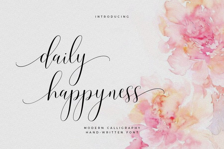 Digital Font Font Download Calligraphy Font Handwritten | Etsy