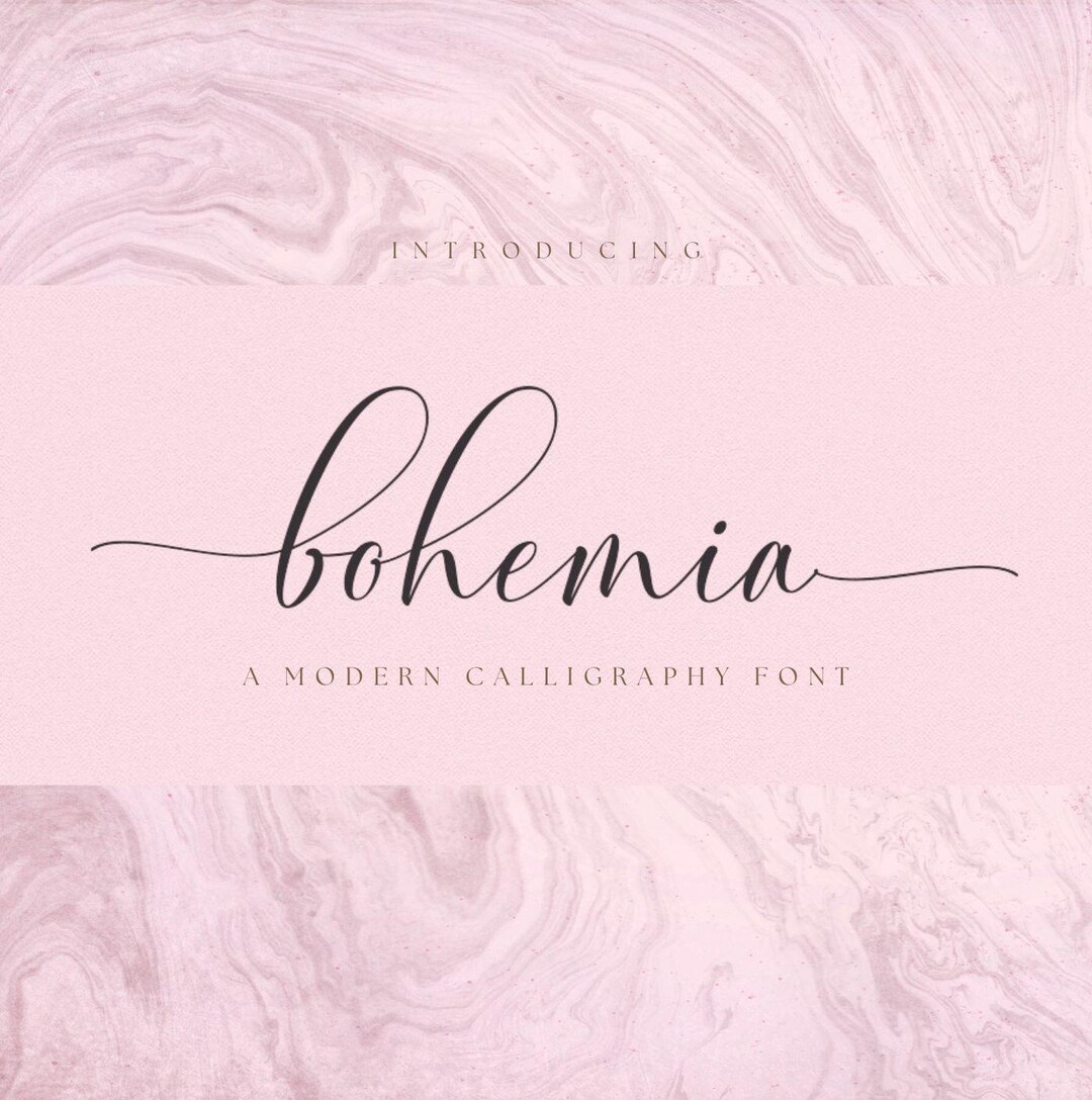 Calligraphy Font, Long Lines Font, Script Font, Handwritten Font ...