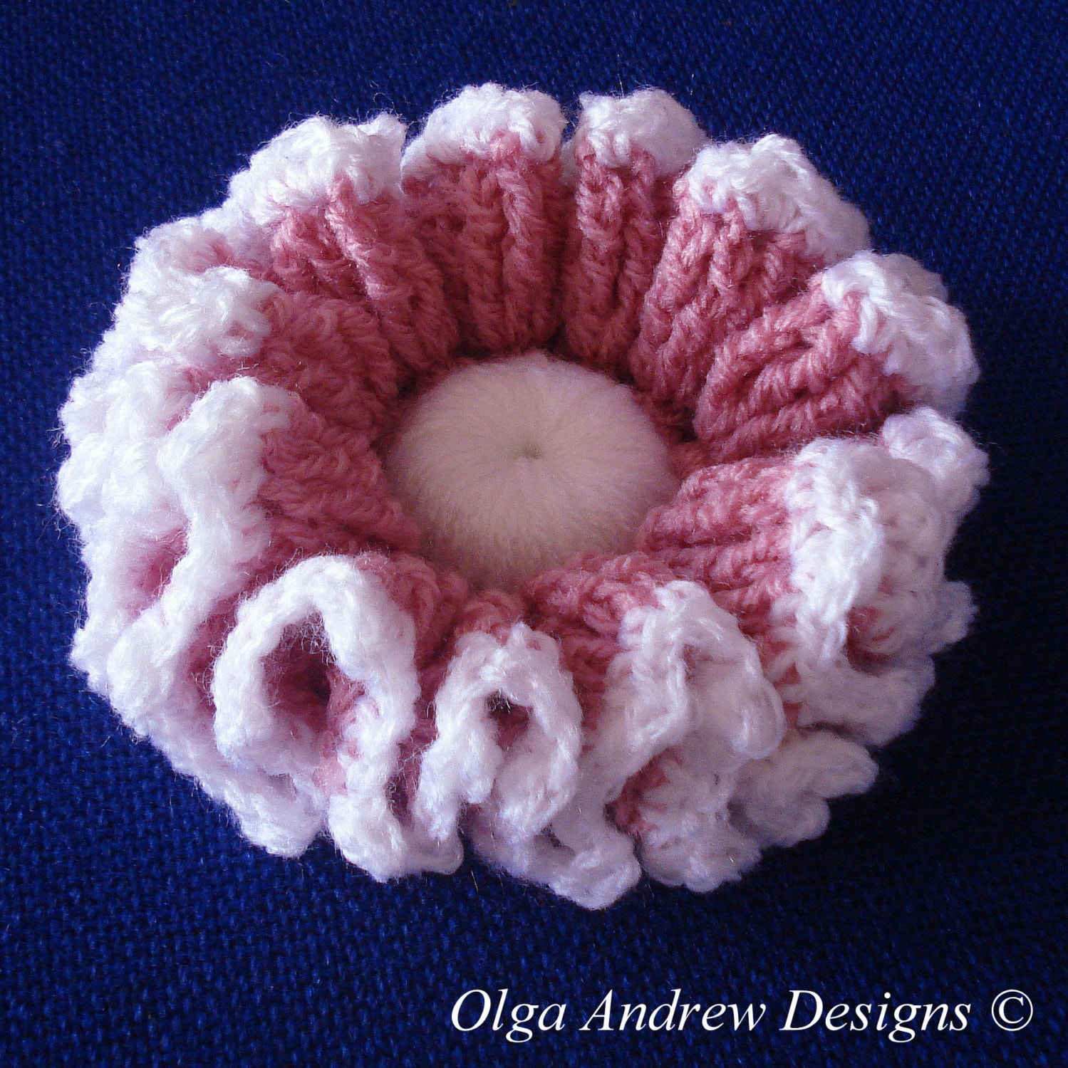 Big Crochet Flower Pattern, Large Flower Crochet Pattern, 3d Flower ...