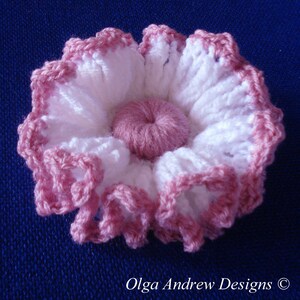 Big Crochet Flower Pattern, Large Flower Crochet Pattern, 3d Flower ...