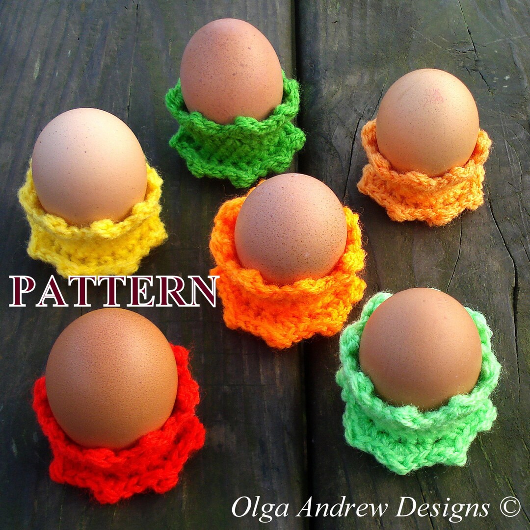 Egg Holder Crochet Pattern, Egg Cosy Crochet Pattern, Crochet Egg ...