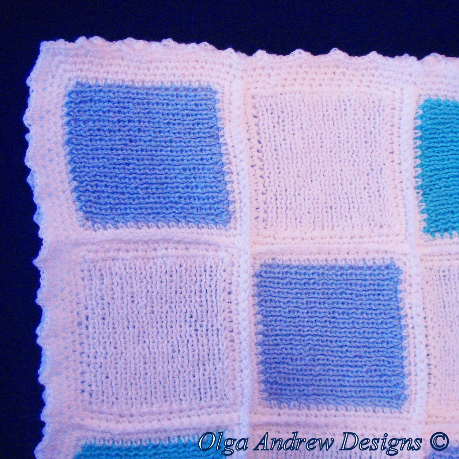 Patchwork Blanket Crochet Pattern, Patchwork Blanket Knitting Pattern ...