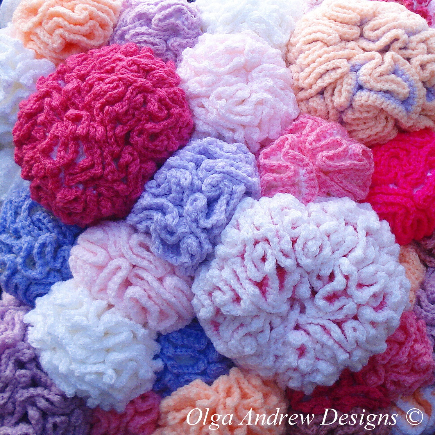 Coral Reef Crochet Pattern Coral Reef Cushion Pattern - Etsy