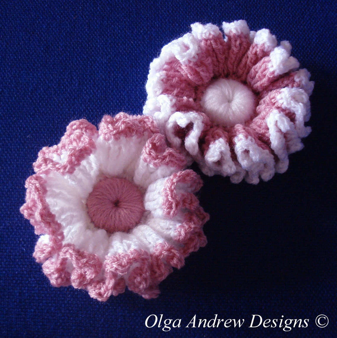 Big Crochet Flower Pattern, Large Flower Crochet Pattern, 3d Flower ...