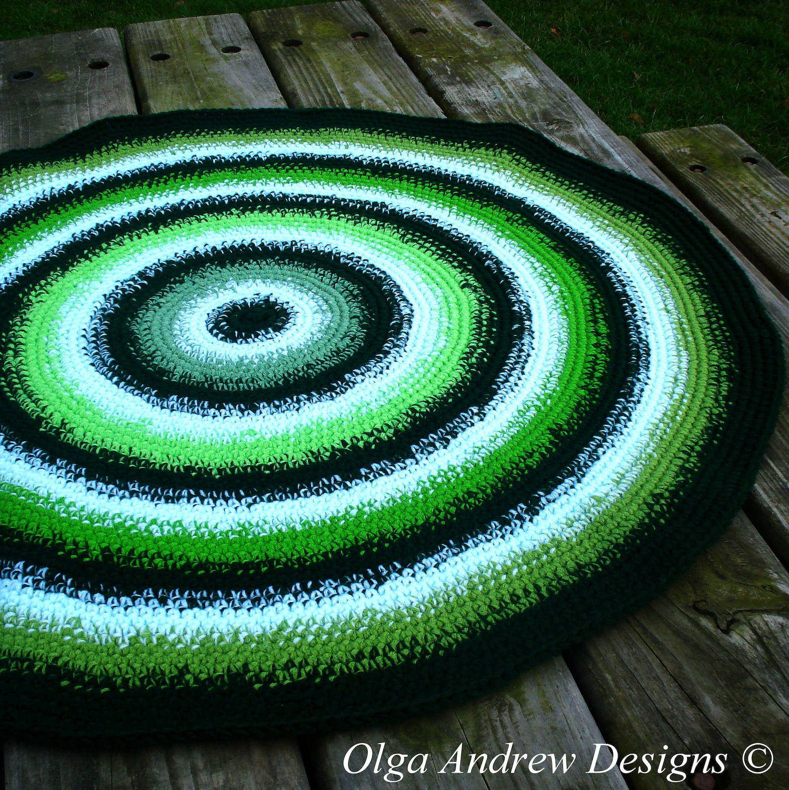 Easy Crochet Round Rug Pattern, Crochet Rug Tutorial, Crochet Rug ...