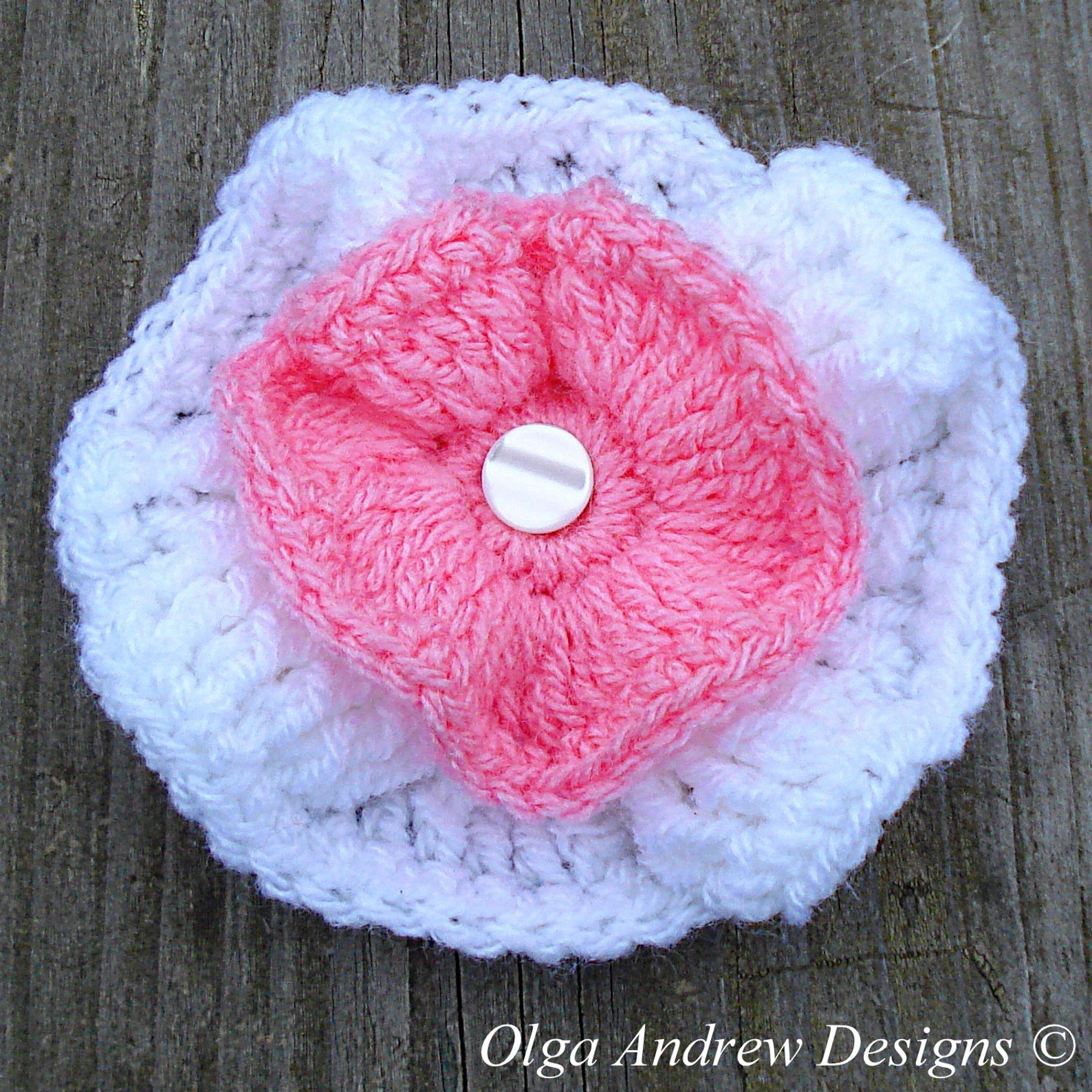 Layered Flower Crochet Pattern Crochet Flower Pattern | Etsy