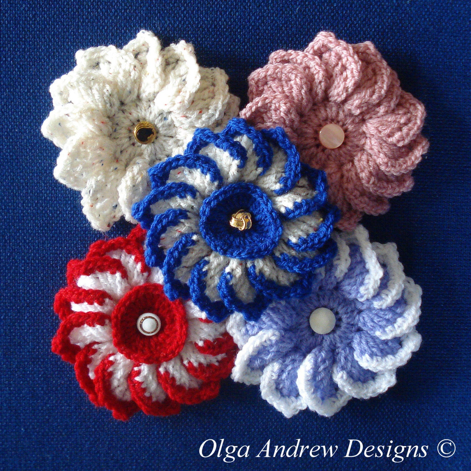 Crochet Pattern Dahlia, Dahlia Crochet Pattern, Crochet Flower Pattern ...
