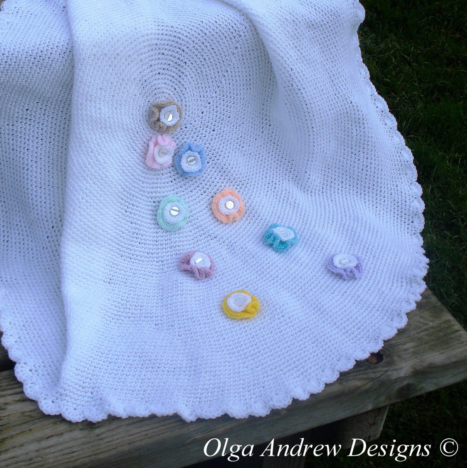 Round Baby Blanket Crochet Pattern, Round Crochet Blanket Pattern ...