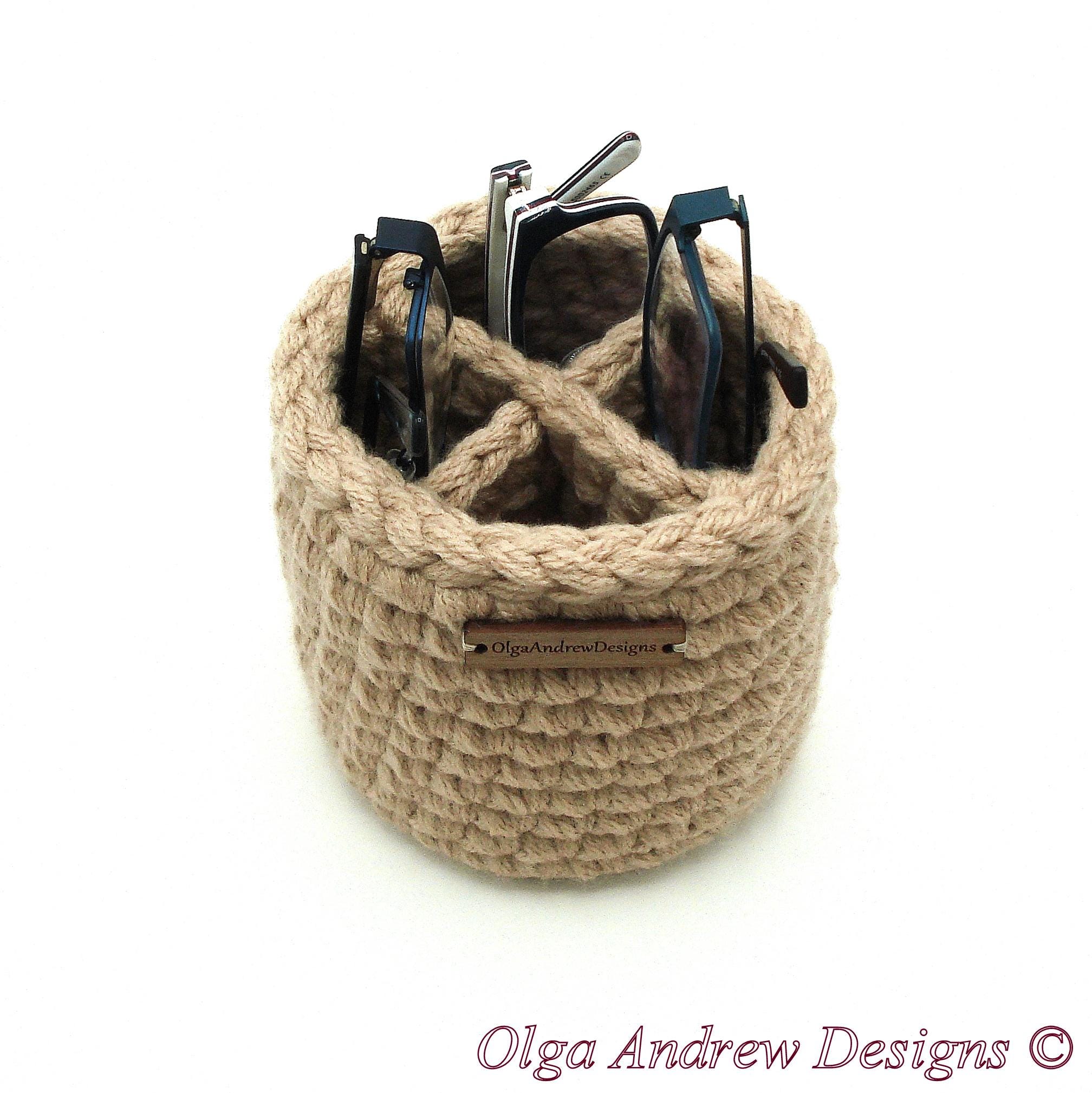 Crochet Glasses Holder Pattern 5 in 1, Eyeglass Holder Stand Easy ...