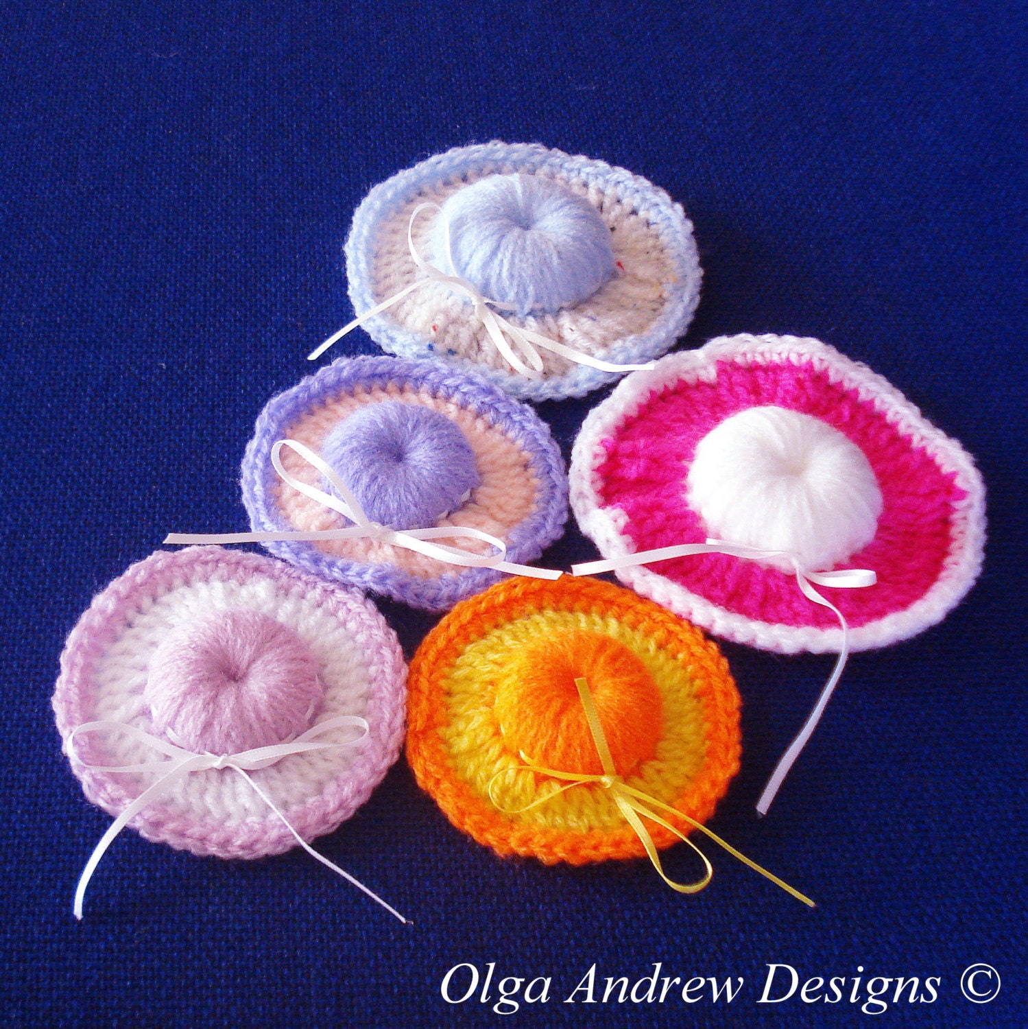 Mini Hat Pincushion Crochet Pattern, Crochet Pin Cushion Pattern ...